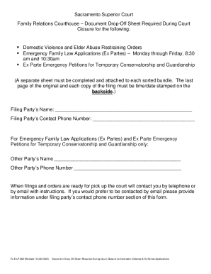 Fillable Online DVRO without Children cover sheet Fax Email Print ...