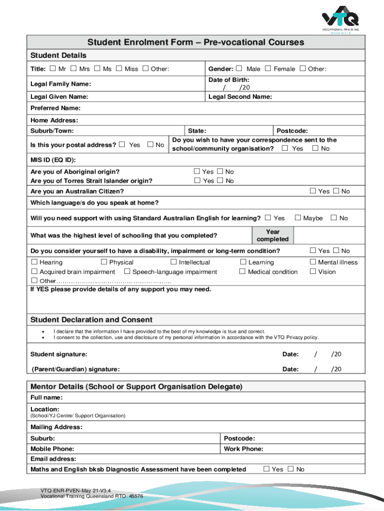 Fillable Online International Student Application Form - .NET Framework ...