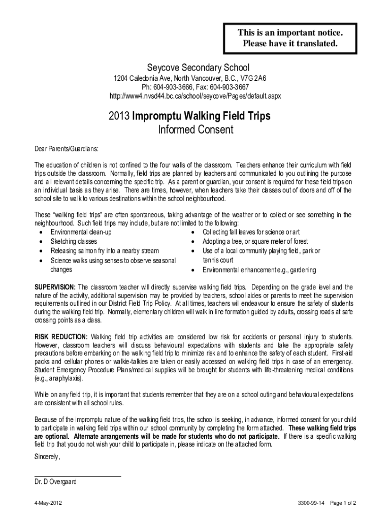 Fillable Online This is an important notice. Please have it translated ...