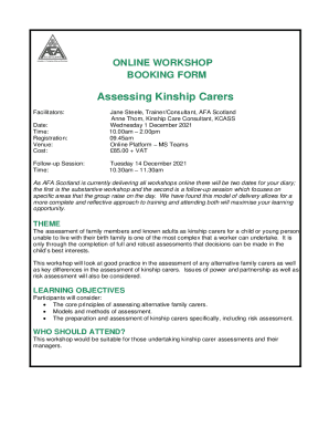 Fillable Online CoramBAAF electronic forms CoramBAAF Fax Email Print ...