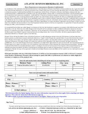 Fillable Online Nc Buyer Agency Agreement - Fill Out and Sign Printable ...