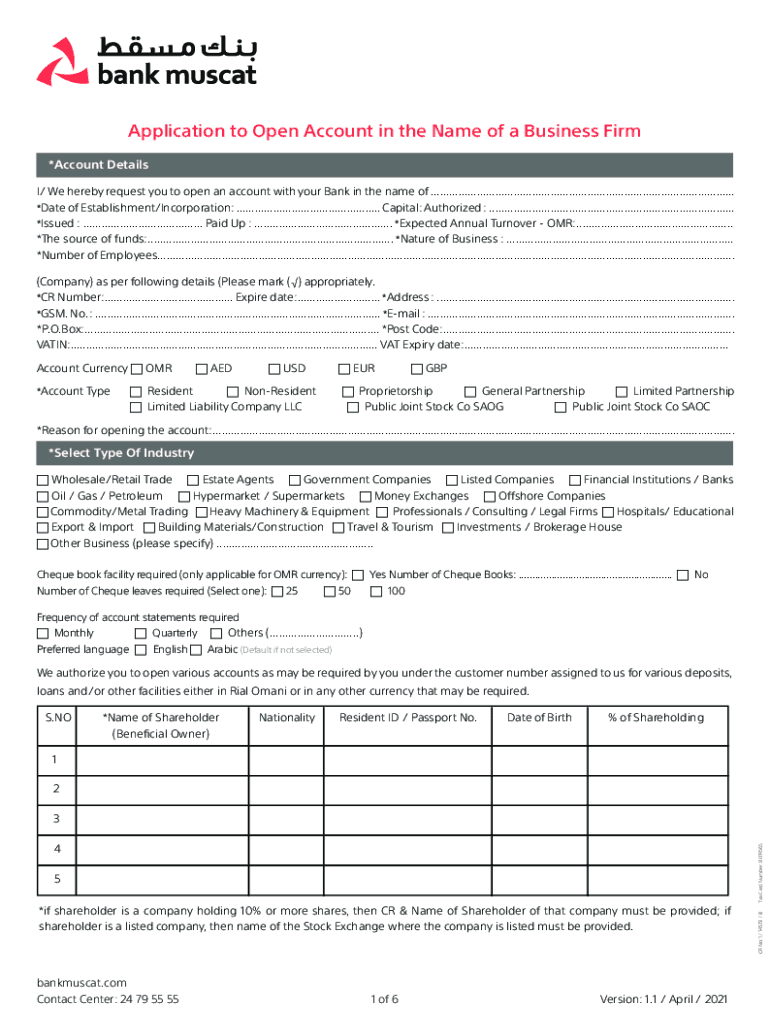 Fillable Online Request Letter to Bank for Opening Company Bank Account ...
