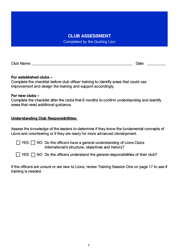 Fillable Online CERTIFIED GUIDING LION REBUILDING ASSESSMENT Fax Email ...