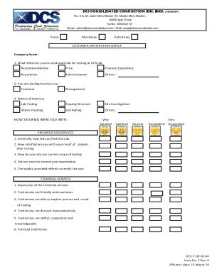 Fillable Online DCS CONSOLIDATED CONSTUCTION SDN Fax Email Print ...