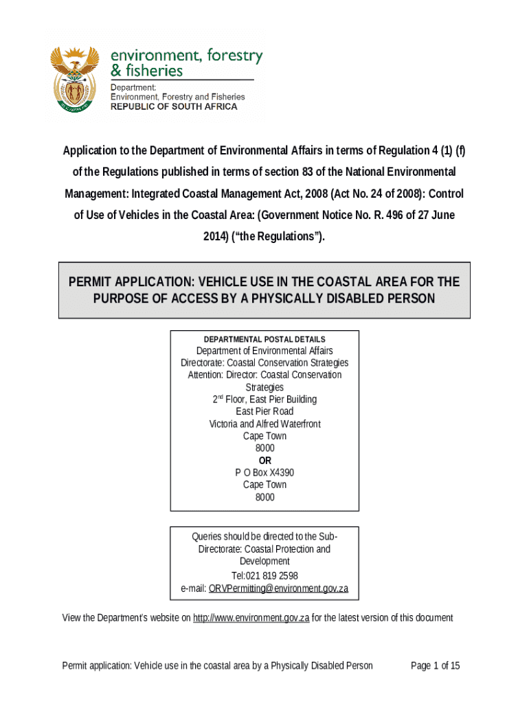 SECTION - Department of Environment, Forestry and Fisheries Doc ...