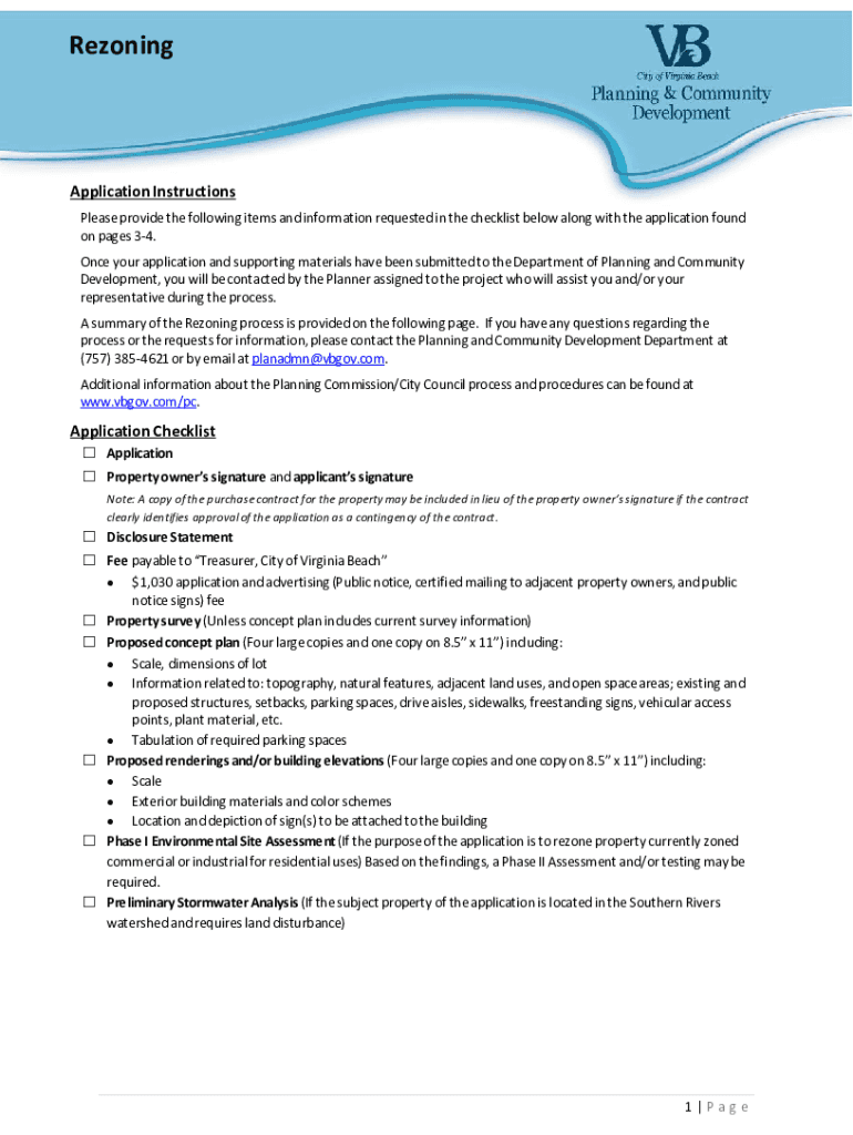 Fillable Online Planning & Community Development :: VBgov.com - City of ... Fax Email Print ...