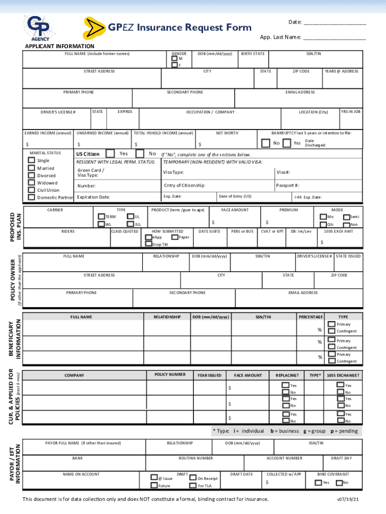 Fillable Online FULL NAME (include former names) Fax Email Print ...