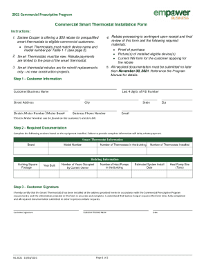 Fillable Online www.santeecooper.comAssetspdfs2021 Commercial Smart ...