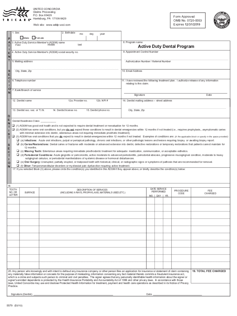Fillable Online ADDP Claim Form Fax Email Print - pdfFiller