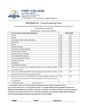 Fillable Online First College - Community Support Worker (CSW) Program ...