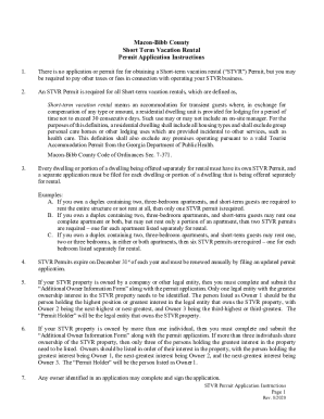 Fillable Online Fillable Online Short Term Vacation Rental Permit Fax ...