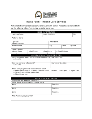 Fillable Online NEW CLIENT INTAKE & INFORMED CONSENT FORM Fax Email ...