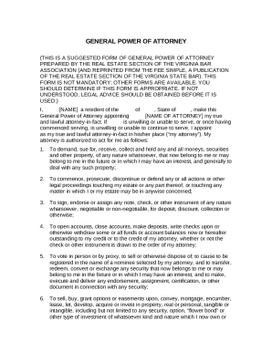 GENERAL POWER OF ATTORNEY - United States Marine Corps Doc Template ...