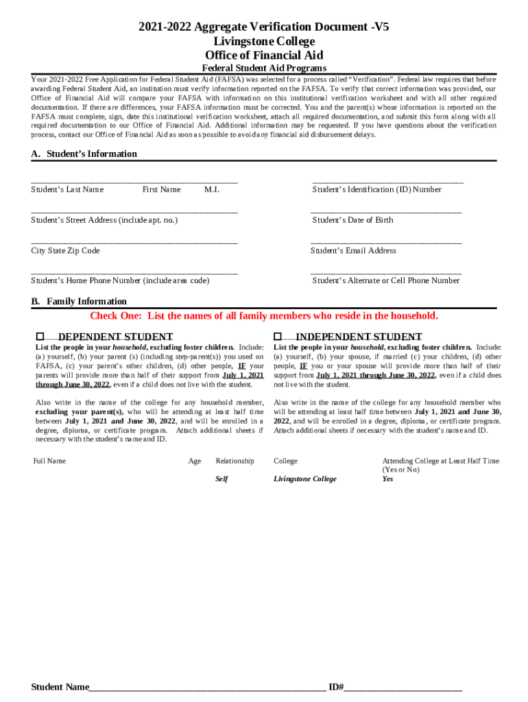 lacollege.eduwp-contentuploads20-2021 Independent V5 Aggregate Verification Worksheet Doc ...