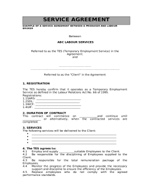 Sample Quotation Labour Contract - RUFORUM Doc Template | pdfFiller