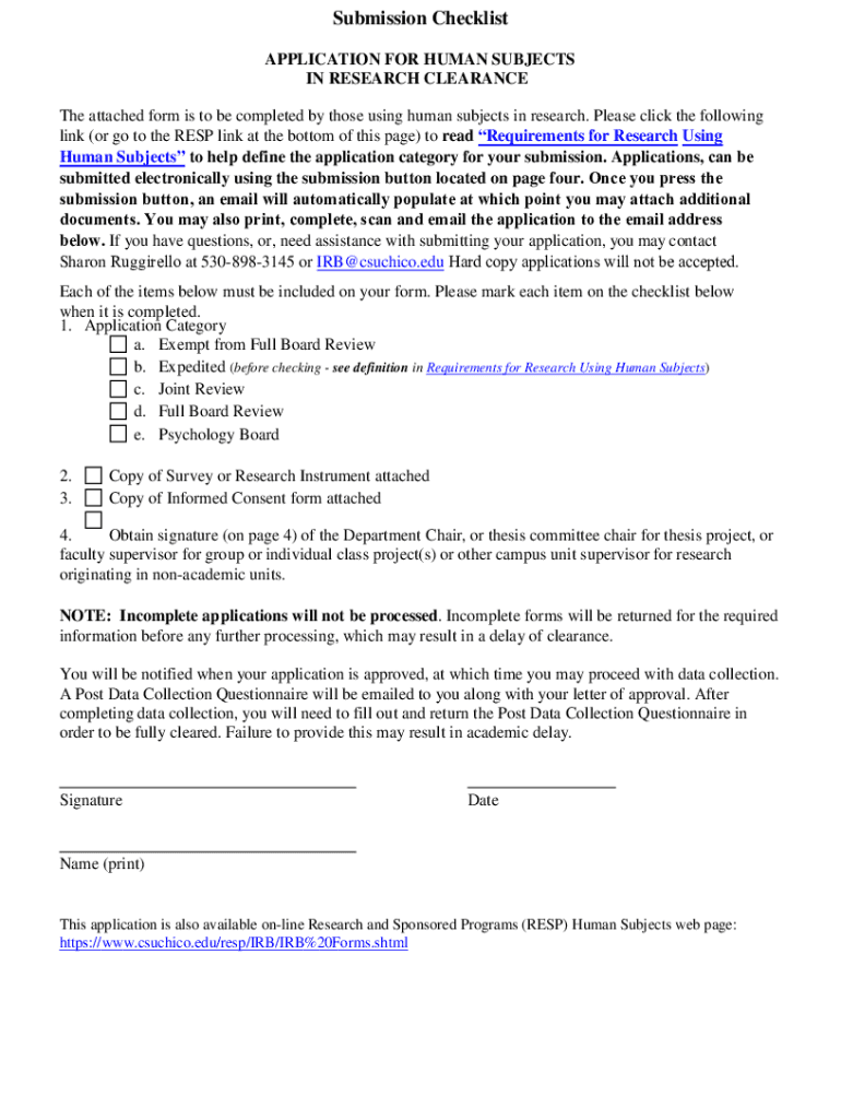 Fillable Online FORM- IRB application sample A - On Campus & Online Fax ...