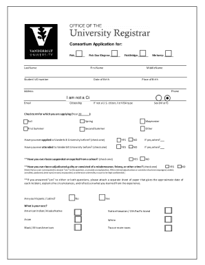 Fillable Online Cross Registration Form 2020 - Fisk Fax Email Print ...