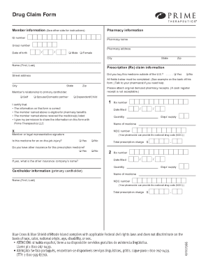 Fillable Online blue cross blue shield massachusetts claim form Fax ...