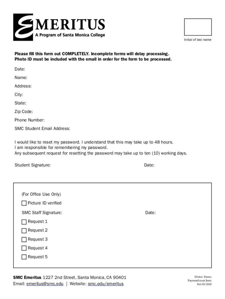 Fillable Online Please fill this form out COMPLETELY. Incomplete forms ...