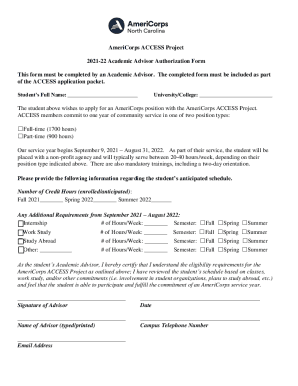Fillable Online cnnc uncg Academic Advising Authorization Form - UNCG ...