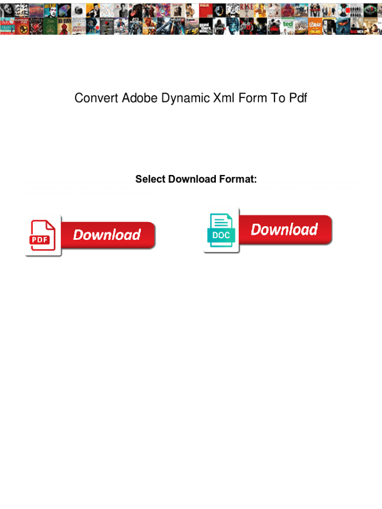 Fillable Online Convert Adobe Dynamic Xml Form To Pdf Convert Adobe