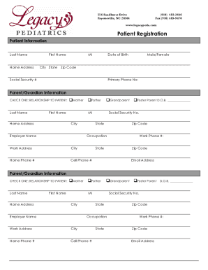 Fillable Online Forms New Patient - Legacy Community Health Fax Email ...