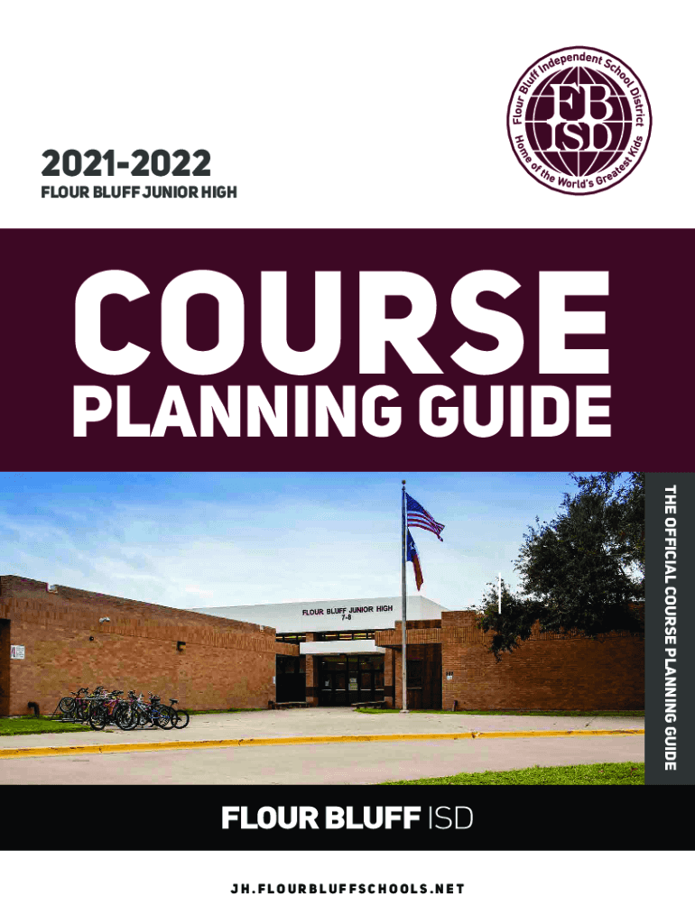 Fillable Online 2021-2022 8 GRADE COURSE CHOICE FORM - Flour Bluff ...