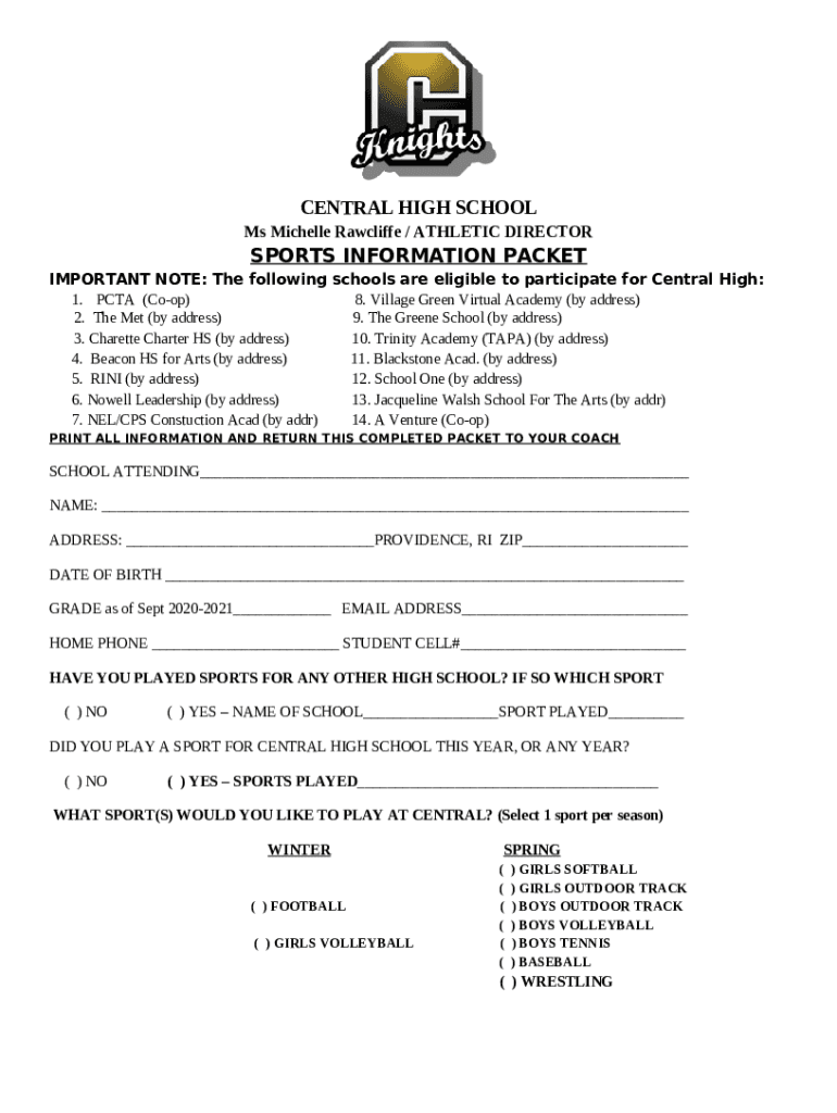 Central (Providence, RI) High School Sports - MaxPreps Doc Template ...