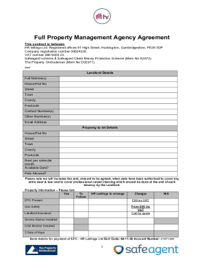 Fillable Online www.template.netcompany-property-agreementFREE 5 ...