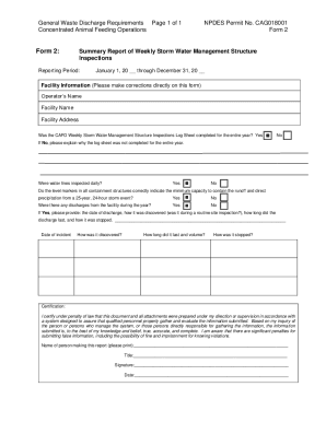 Fillable Online Form 2. Summary Report Fax Email Print - pdfFiller