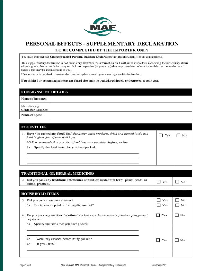 Fillable Online doortodoorfreight co INSTRUCTIONS FOR COMPLETING U.S ...