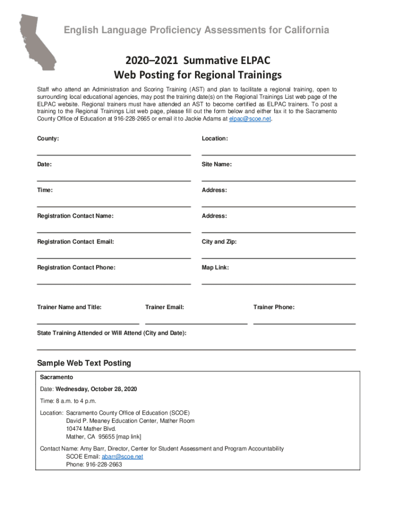 Fillable Online Assessment Spotlight - Smarter Balanced Assessment ...