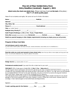 Fillable Online FAOF form 2021 FINALExhibit Entry Form2.docx Fax Email ...