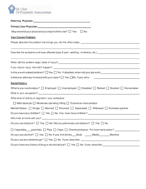 Fillable Online SCOA Draft Intake Form v 2.docx Fax Email Print - pdfFiller