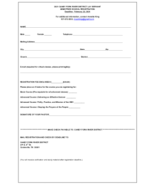 Fillable Online Lay Servant Registration Form.doc Fax Email Print ...