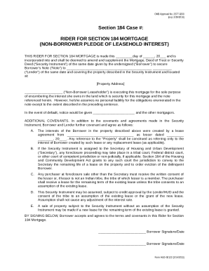 Section 184 Case #: Doc Template | pdfFiller