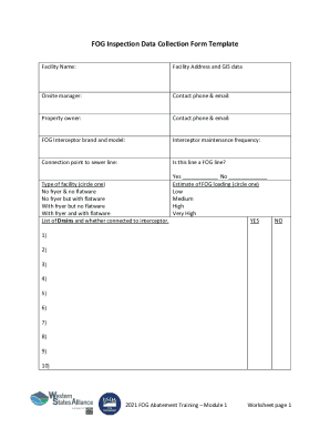Fillable Online Template for Developing Sewer Collection System ...
