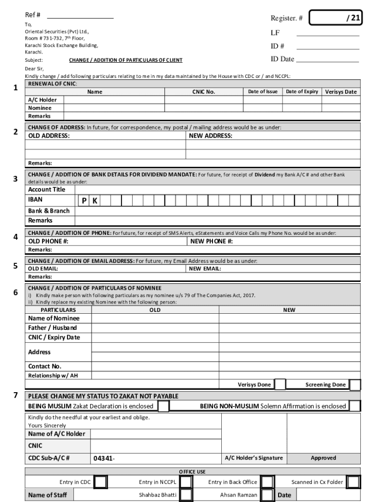Fillable Online Govt. Pension Form 1 (COP) in Fillable PDF - Karvitt ...
