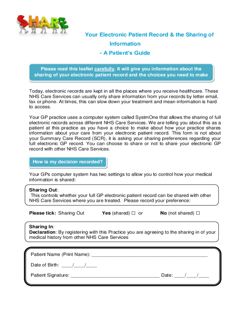 Fillable Online ashvillemedicalpractice co Your Electronic Health Record - Treeton Medical ...