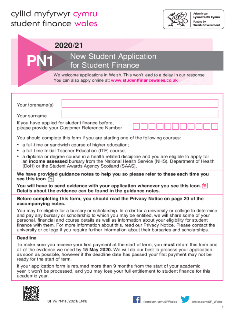 Fillable Online Student Finance Wales - Assessment of Financial ... Fax Email Print - pdfFiller