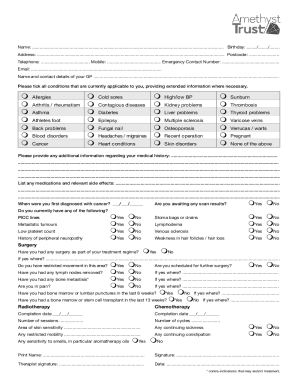Fillable Online Amethyst Trust Record Card v2.indd Fax Email Print ...