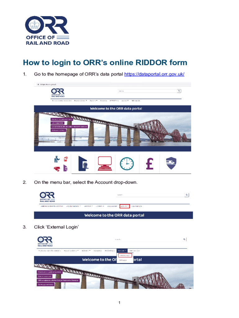 Fillable Online RIDDOR - guidance on completing the online form Fax ...
