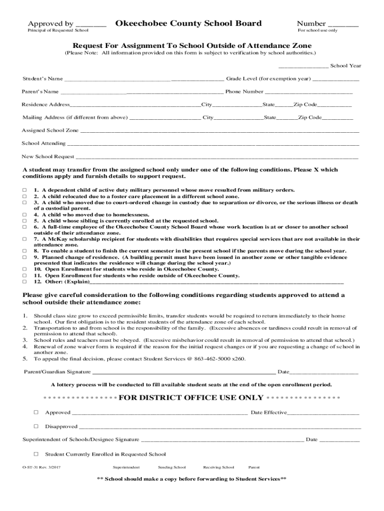 Fillable Online A parent guide prepared by the - Okeechobee County ...