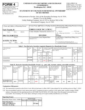 Fillable Online ( 1) The transactions reported on this Form 4 were ...