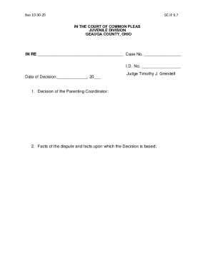Fillable Online IN RE Case No Fax Email Print - pdfFiller