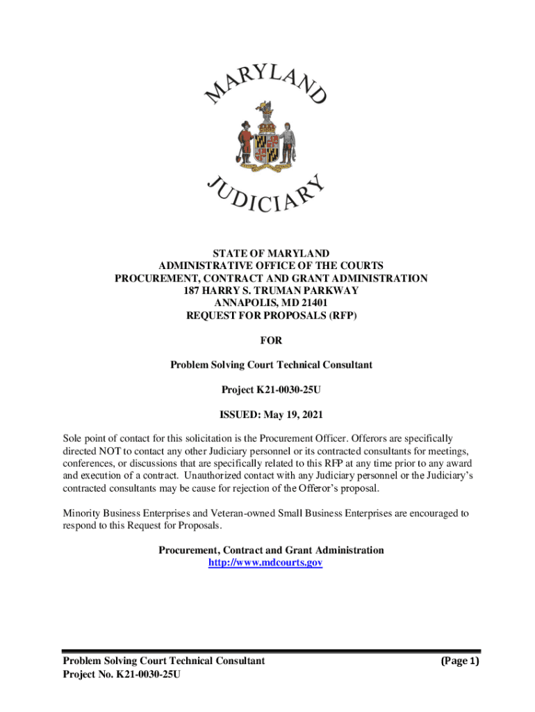 Fillable Online Problem Solving Court Technical Consultant Fax Email ...