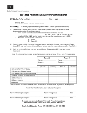 Fillable Online 20212022 graduate and law student federal verification ...