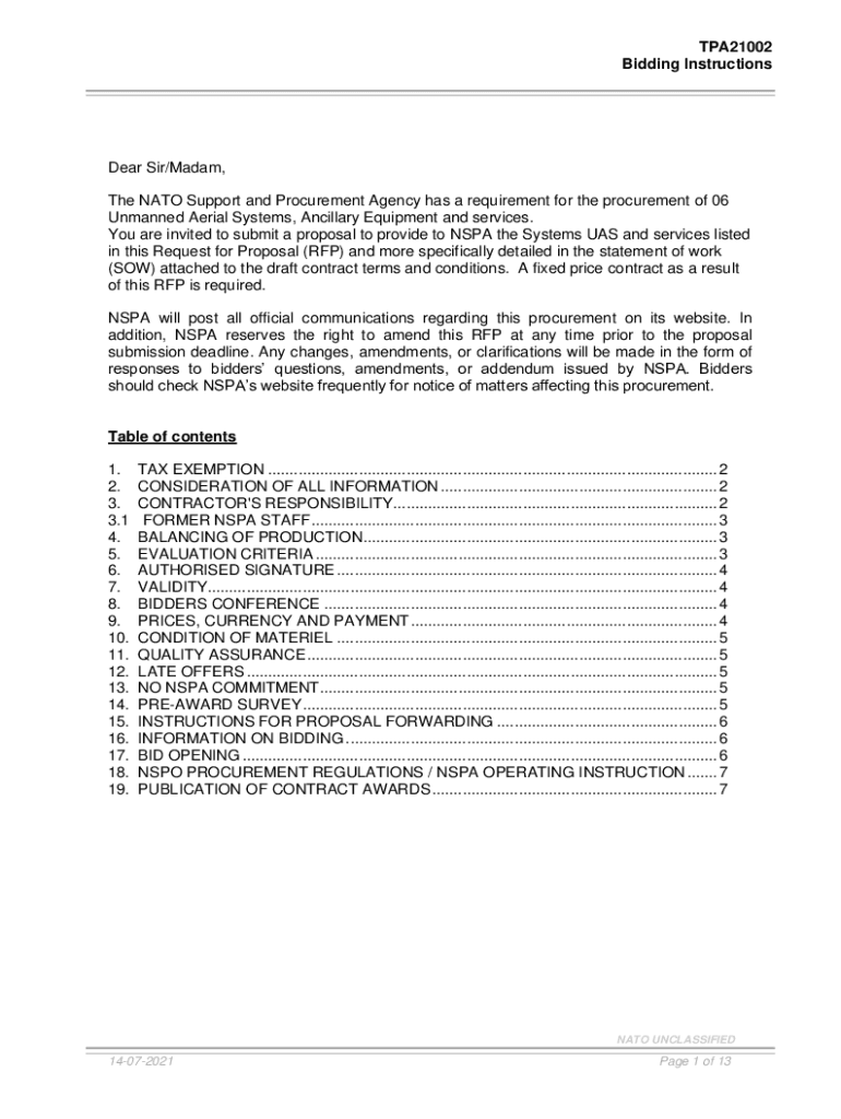 Fillable Online www.nato.intcpsenNATO - Topic: NATO Support and ...