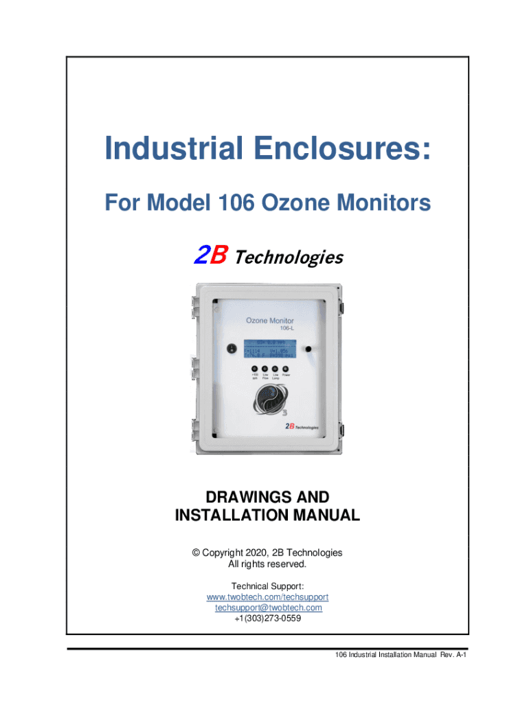 Fillable Online Model 106-L Ozone Monitor - innotechi.com Fax Email Print - pdfFiller