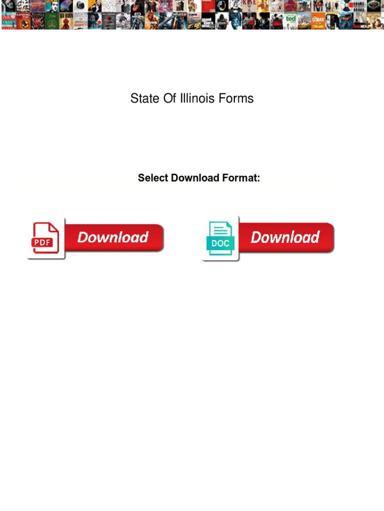 Fillable Online State Of Illinois Forms. State Of Illinois Forms psagce ...